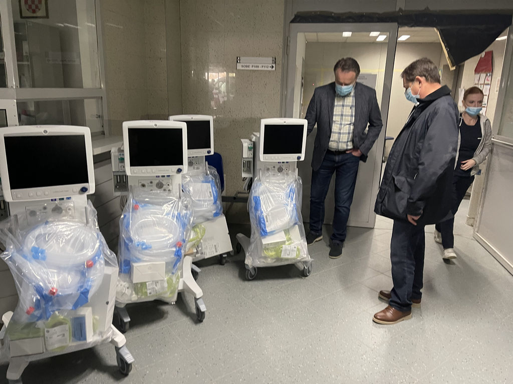 Sisačko-moslavačka županija: Opća bolnica u Sisku dobila pet novih respiratora